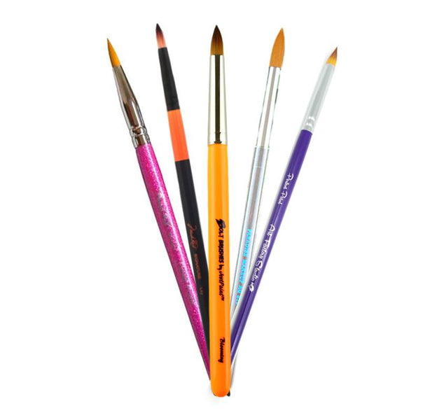 Petal and Flower Face Painting Brushes — Jest Paint - Face Paint Store