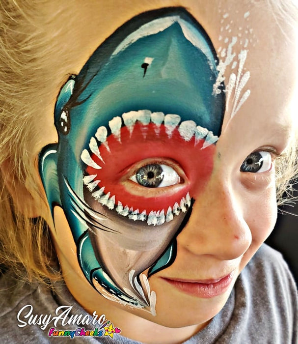 Shark Face Paint