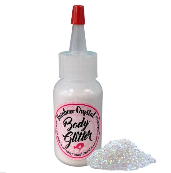 Art Factory | Rainbow Crystal Body Glitter Poof- BIG Fairy Dust (1oz ...