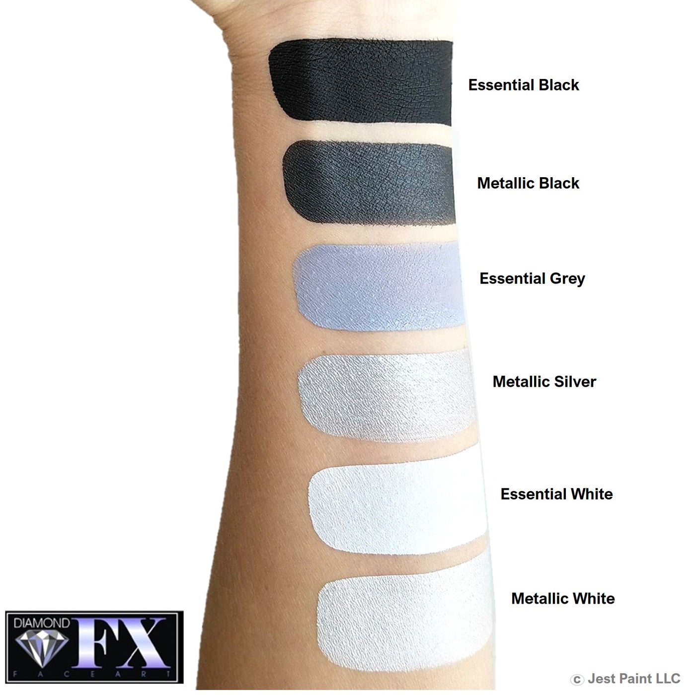 Diamond FX Face Paint Essential - White 45gr — Jest Paint - Face Paint ...
