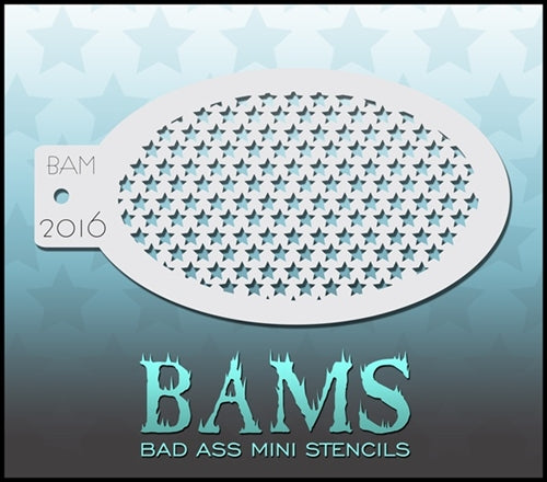 Bad Ass Mini (BAM) Stencils | Face Painting Stencils — Jest Paint ...