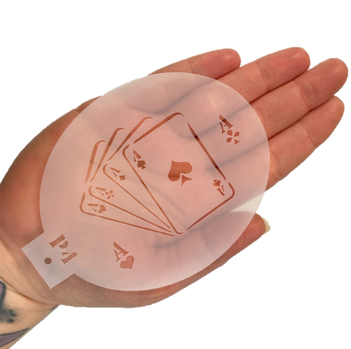 MILENA STENCILS | Face Painting Stencil - (Ace of Spades) P4 — Jest ...