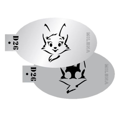Fox Head Stencil