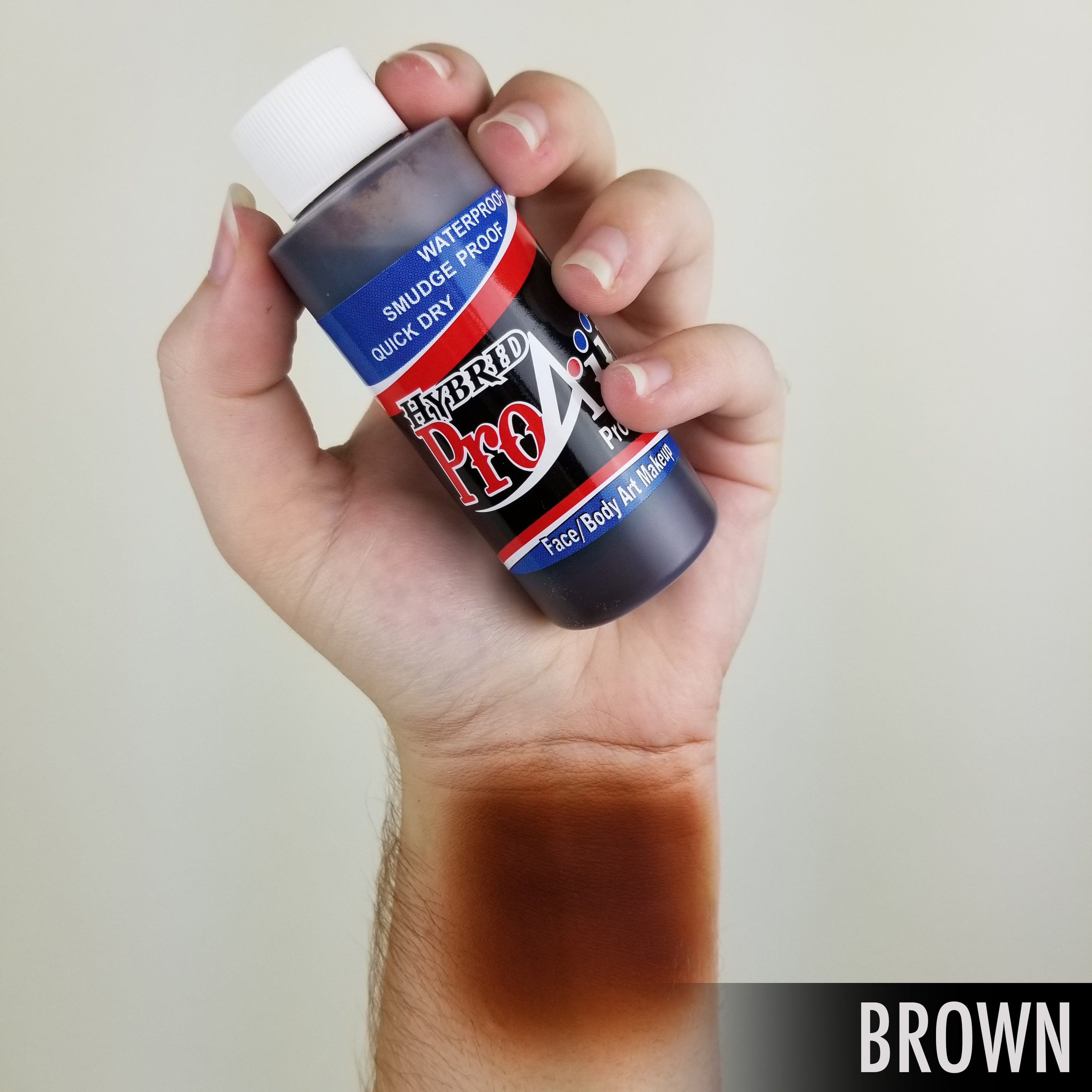 ProAiir Alcohol Based Hybrid Airbrush Body Paint 2oz - Brown — Jest ...