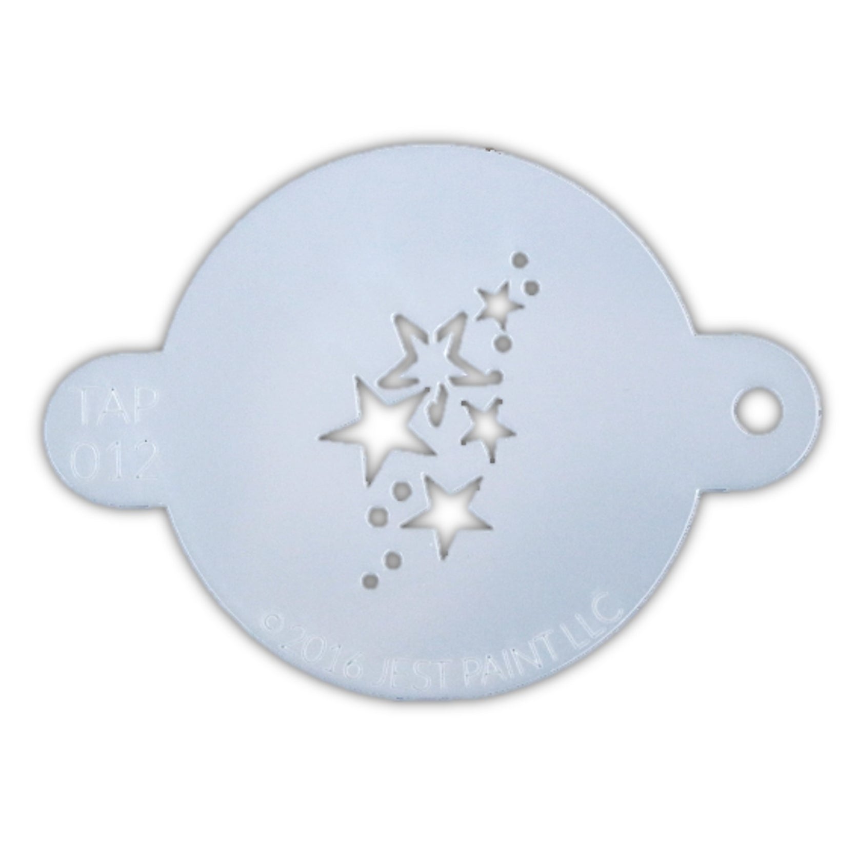 TAP 012 Face Painting Stencil - Stars — Jest Paint - Face Paint Store