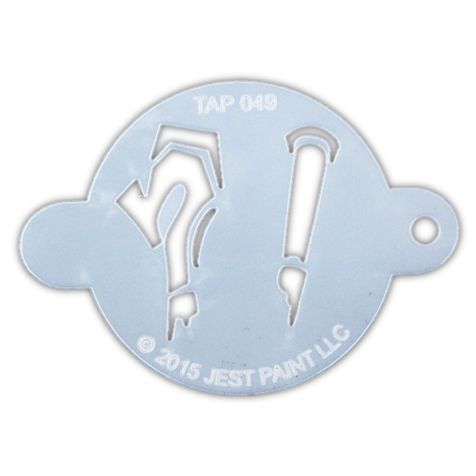 TAP 049 Face Painting Stencil - Graffiti Punctuation Marks — Jest Paint ...
