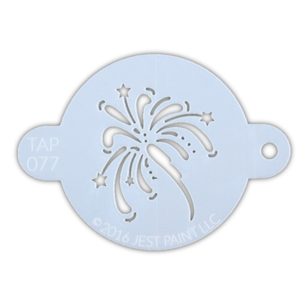 Fireworks Face Paint