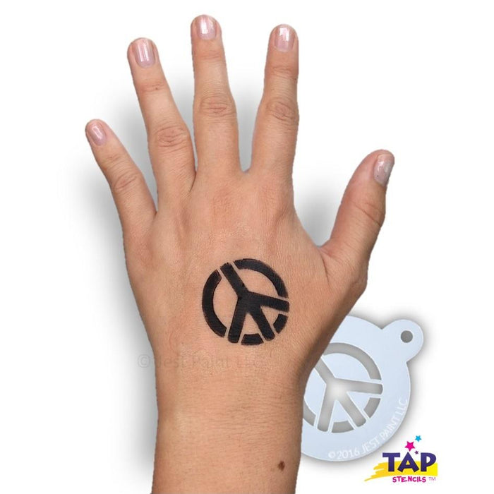 Peace Hand Stencil