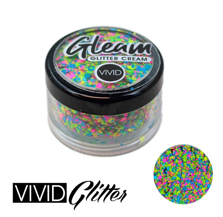 VIVID Glitter - GLEAM Glitter Cream - Large UV Candy Cosmos (25gr ...