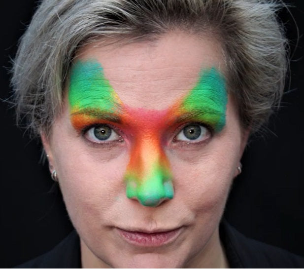 Rainbow Pride Face Paint