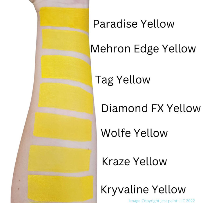 Kraze FX Face and Body Paints | Yellow 25gr — Jest Paint - Face Paint Store